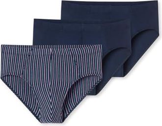 Schiesser Herren 3 Pack Unterw&auml;sche mit Weichem Bund Bio Baumwolle-95/5 Organic Slips, Assortis 11_180841, 4 Hommes