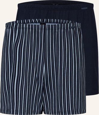CALIDA Calida 2er-Pack Boxershorts Prints Benefit blau