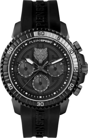 Plein Sport Homme, Accessoires, Noir, Taille: ONE Size Chronograph Watch