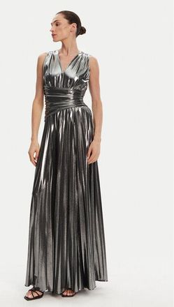 Fracomina Abendkleid FQ25SD3004W798L9 Silberfarben Regular Fit