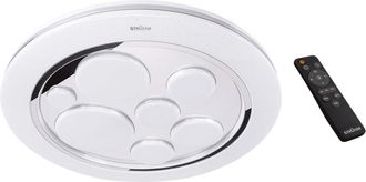 Licht-Erlebnisse LED Deckenleuchte Badezimmer dimmbar IP44 rund Ø 49 cm Farbwechsel max. 6050 lm Weiß Deckenlampe Badlampe Decke