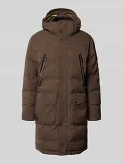 Camel Active Regular Fit Parka mit Pattentaschen und Kapuze