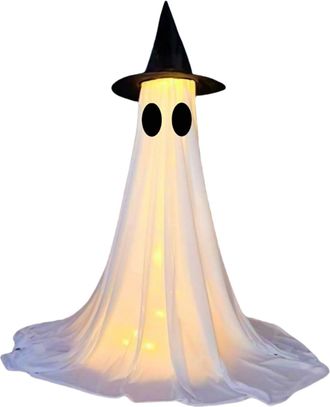 Generic Light Up Ghost | Dekoration f&uuml;r den Urlaub im Freien - Gl&auml;nzende Halloween-Dekoration f&uuml;r die, Rasen, Friedhof, Hausgarten, Hof