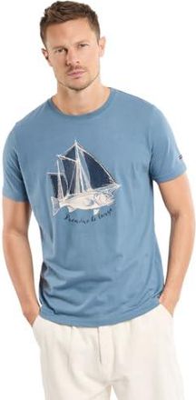 Armor Lux T-Shirt s&eacute;rigraphi&eacute; en Coton l&eacute;ger