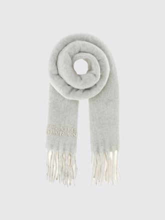 Isabel Marant &Eacute;charpe Firny en m&eacute;lange de laine dalpaga avec logo brod&eacute; et franges