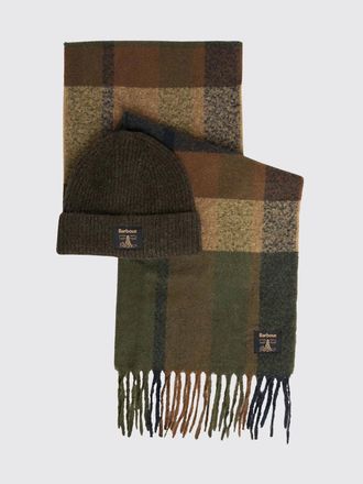 Barbour Zweiteiliges Set von aus Wollmischung mit Tartan-Beanie und Schal