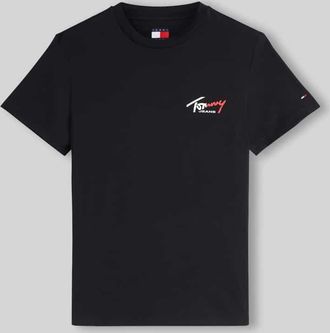 Tommy Jeans Slim Fit T-Shirt aus reiner Baumwolle