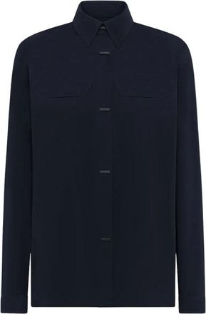 Roberto Ricci Design Rrd, Femme, Blouses et Chemises, Bleu, Taille: 38 FR Surflex Overshirt