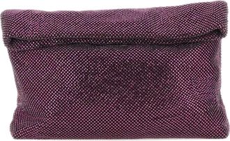 twentyfour Femme, Sacs, Violet, Taille: ONE Size Maxi pochette strass