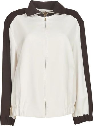 P.A.R.O.S.H. P.a.r.o.s.h., Femme, Vestes, Beige, Taille: 38 FR Parosh Manteaux Cream