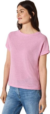 Cecil Damen B323357 T-Shirt, Cherry Blossom Pink, XXL