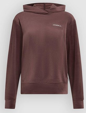 O'Neill FwcCruz Velour Fleece Hoodie purple gray