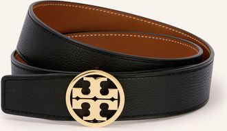Tory Burch Tory Burch Lederg&uuml;rtel Miller Zum Wenden schwarz