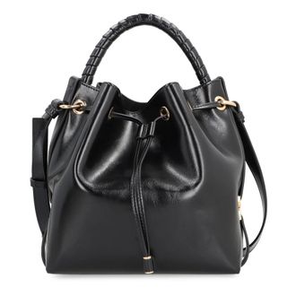 Chloé Femme, Sacs, Noir, Taille: ONE Size Marcie Leather Bucket Bag