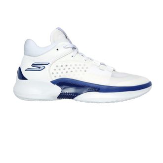 Skechers Resagrip Gefleckt Sneaker f&uuml;r Herren (Wei&szlig;/Blau)