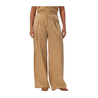 Suncoo Femme, Pantalons, Brun, Taille: 42 FR Pantalon Large Jorys