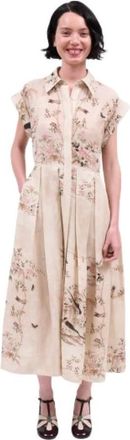 Paul & Joe Femme, Robes, Beige, Taille: 40 FR Hanae Shirt Dress
