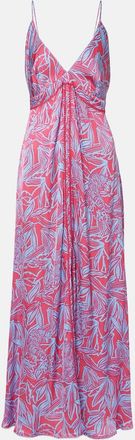 Poupette St Barth Bedrucktes Maxikleid Denise