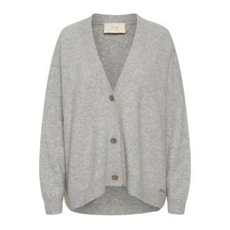 Karen by Simonsen Cardigan - - Knitwear - Damen - Grau - S