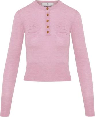 Vivienne Westwood Femme, Pulls, Rose, Taille: 40 FR Tit Jumper