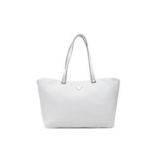 Guess Phaedra Woven Shopper - - Bags - Damen - Wei&szlig; - ONE SIZE