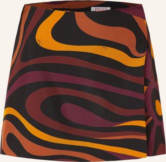 Pucci Wickelrock Aus Seide rot