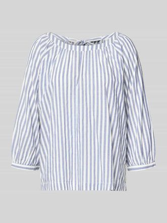s.Oliver Red Label Loose Fit Kurzarmbluse aus Viskose-Baumwoll-Mix