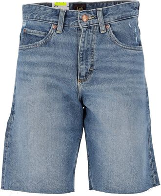 Lee Damen Rider Loose Denim Shorts, Down The River, 27W EU