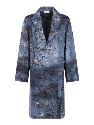 Pierre-Louis Mascia Langer Mantel - Blau
