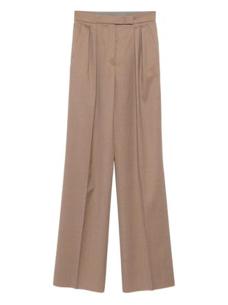 Max Mara pantalon Zimino - Marron