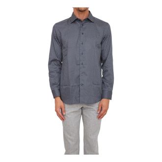 Etro Roma Hemd - - Shirts - Herren - Blau - XL