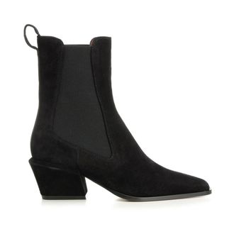 PARIS TEXAS Bettina Stiefeletten aus Kalbsleder - - Shoes - Damen - Schwarzk - 37 EU