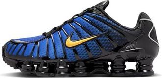 Nike Shox TL Baskets pour homme, Noir M&eacute;tallis&eacute; Argent Lyon Bleu Varsity Ma&iuml;s, 43 EU
