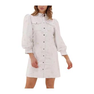 Bruuns Bazaar Prunella Adrine Kleid - - Dresses - Damen - Wei&szlig; - M