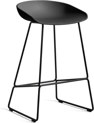HAY [GEBRAUCHT] B-Ware Hay About A Stool Aas 38 Barhocker Sitzhocker H 76 Black 2.0 Kunststoffgleiter