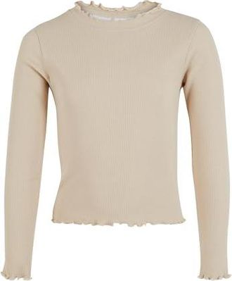 Urban Classics Uck3996-girls Short Rib Longsleeve T-Shirt, Jonc de mer Souple, 158-164 Homme