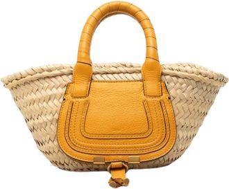 Chlo&eacute; Pre-owned Sac en Raffia - Femme - Pre-owned - Beige - Taille: ONE Size