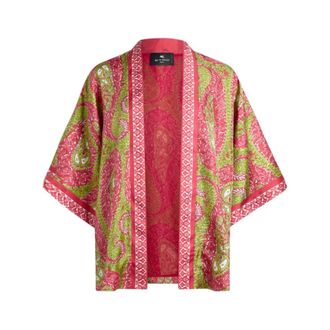 Etro Femme, Vestes, Multicolore, Taille: 38 FR Silk Twill Kesa