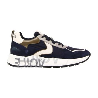 Voile Blanche Sportlicher Sneaker aus Leder und Stoff - - Shoes - Herren - Mehrfarbig - 43 EU