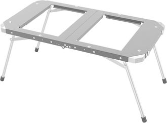 Generico Klapptisch, tragbar, zusammenklappbar, aus Aluminiumlegierung, Beistelltisch f&uuml;r drau&szlig;en und Camping, f&uuml;r Familientreffen mit Freunden und Garten