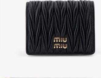 Miu Miu Quilted leather wallet - MIU MIU - gender_Woman