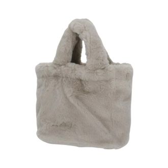 Herno Petit sac en fausse fourrure douce - Femme - Sacs - Beige - Taille: ONE Size