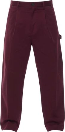 Nine In The Morning Homme, Pantalons, Rouge, Taille: S Giulio Carrot Pantalons