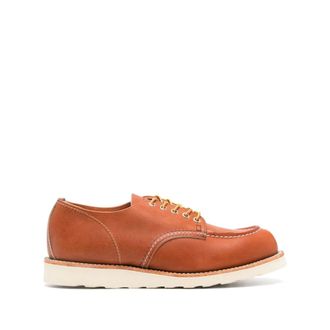 Red Wing Shoes Braune Lederstiefel Glattes Korn Design - - Shoes - Herren - Braun - 41 EU