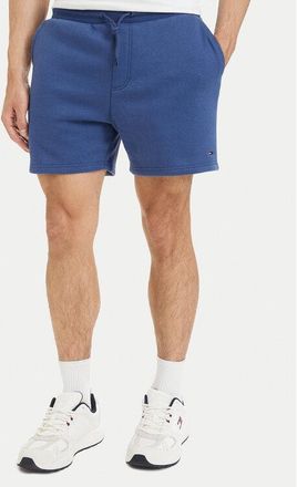 Tommy Jeans Sportshorts Flag Beach DM0DM21931 Blau Regular Fit