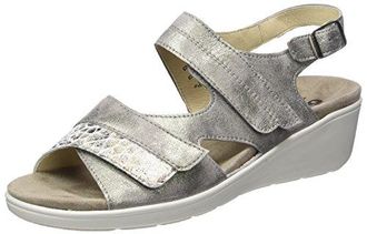 Semler Ramona, Sandales Bout ouvert femme - Gris - Gris (Panna), 39.5
