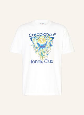 Casablanca T-Shirt Tennis Club Icon weiss