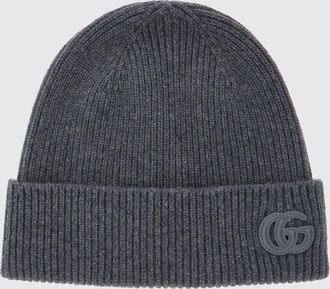 Gucci Bonnet en pur cachemire c&ocirc;tel&eacute; &agrave; motif Monogram GG