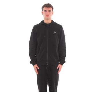 Lacoste Homme, Sweatshirts et sweats &agrave; capuche, Noir, Taille: M Classic Fleece Zip Sweat &agrave; capuche