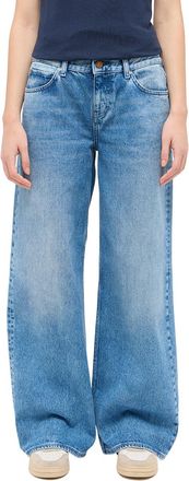 Mustang Jeans Damen Style Medley Wide Leg Jeans, Mittelblau 542, 26W / 34L EU